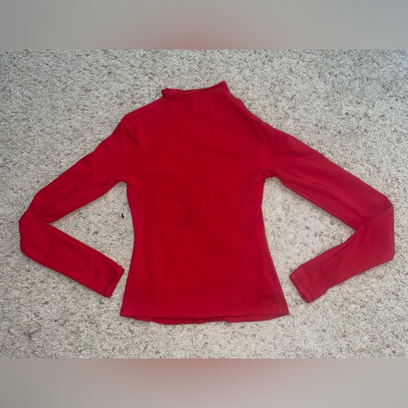 SKIMS | Tops | Skims Long Sleeve Red Top | Poshmark